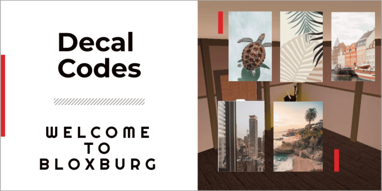 Welcome to Bloxburg Decal Codes List for 2024 | GameGrinds