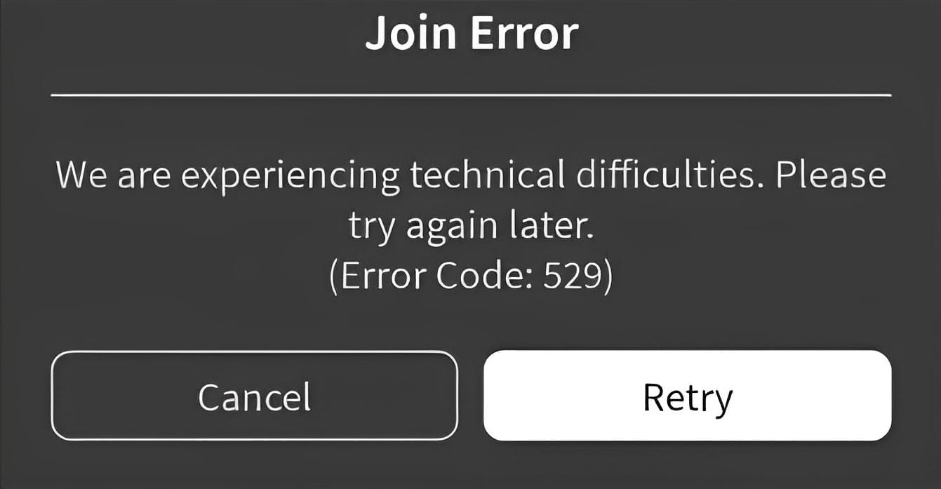 What is Roblox error code 529, and How to Fix | GameGrinds