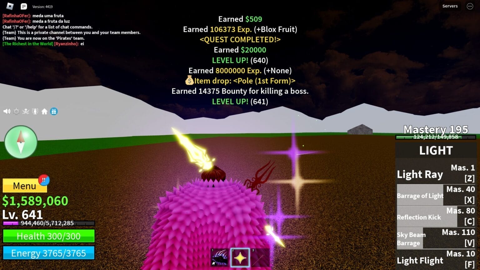 How to Get Pole V1 and V2 in Blox Fruits | GameGrinds