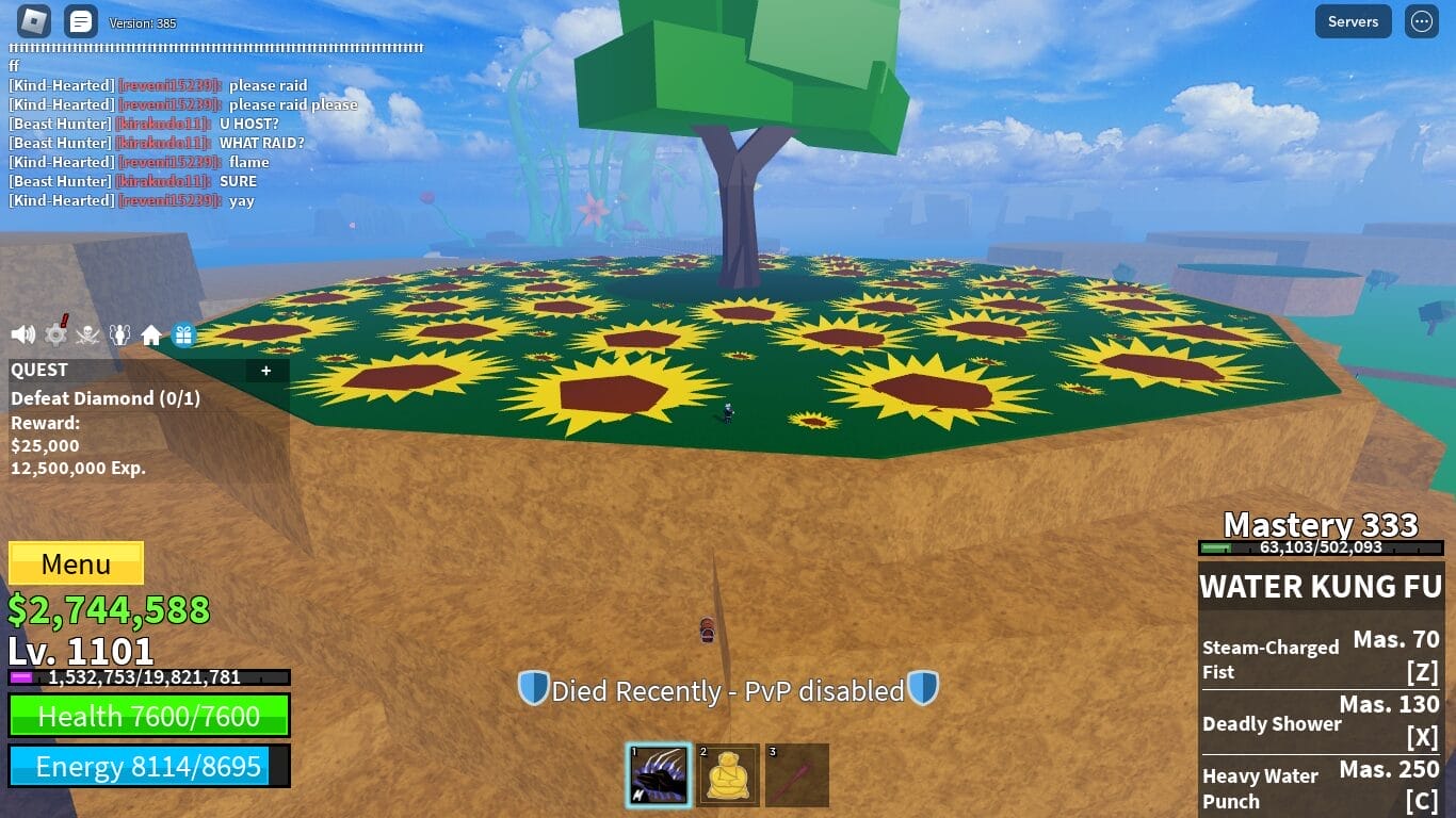 Where Is Diamond in Blox Fruits - The Diamond Boss Location | GameGrinds